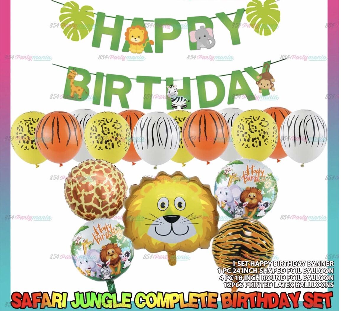 Safari Jungle Birthday Theme Complete Set | Lazada PH