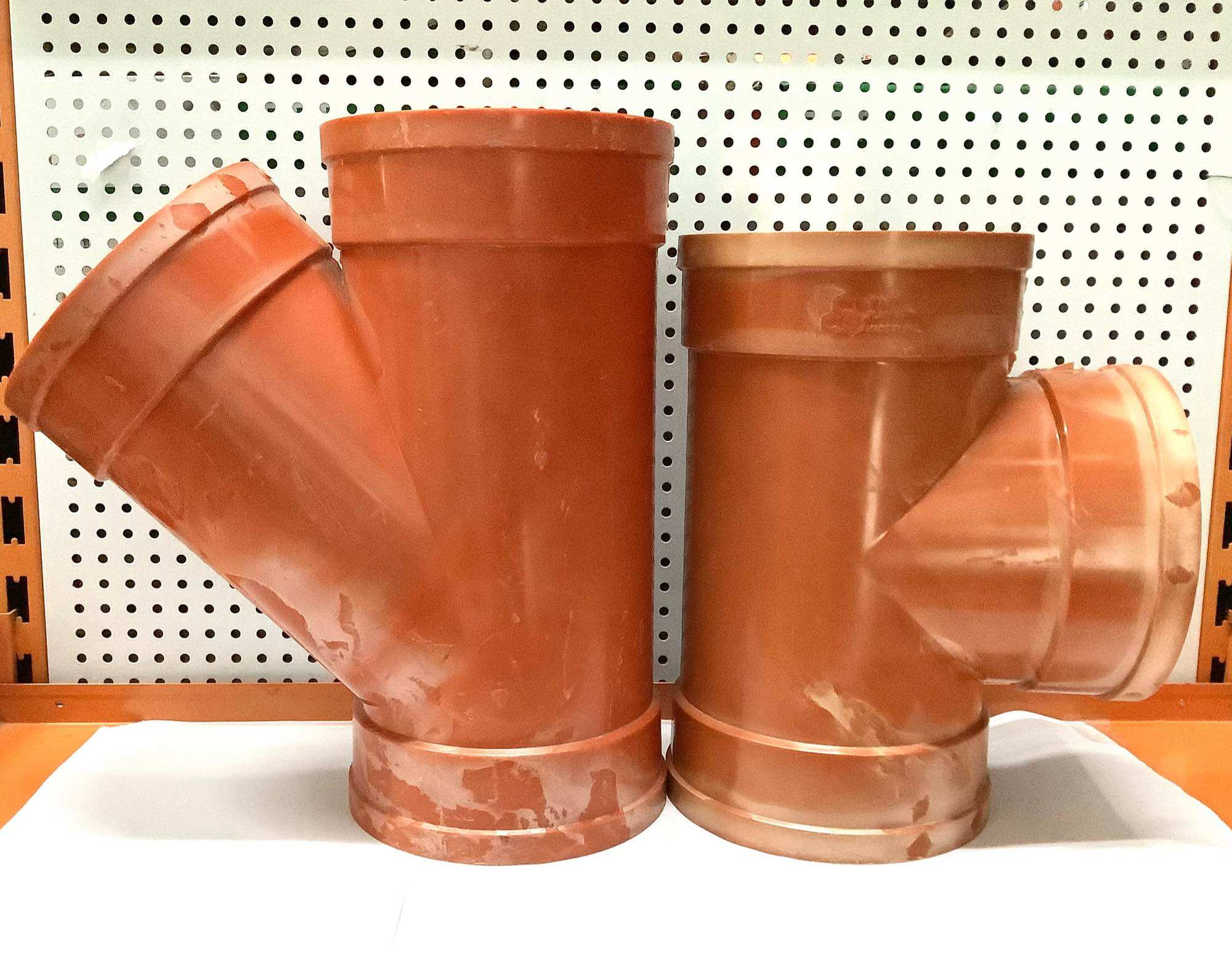 pvc orange wye tee 6x6" | Lazada PH