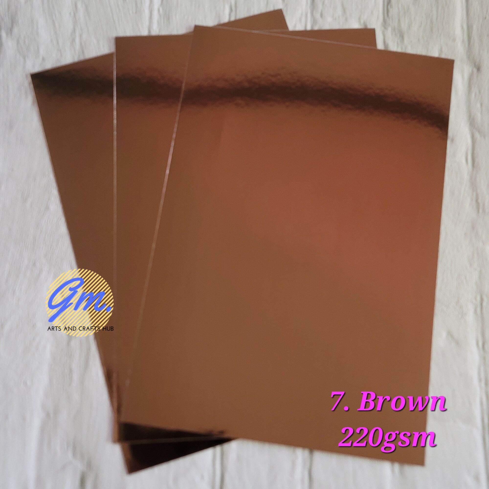 Metallic Board 220-250gsm 10 Sheets Mirror Board School Supplies ...