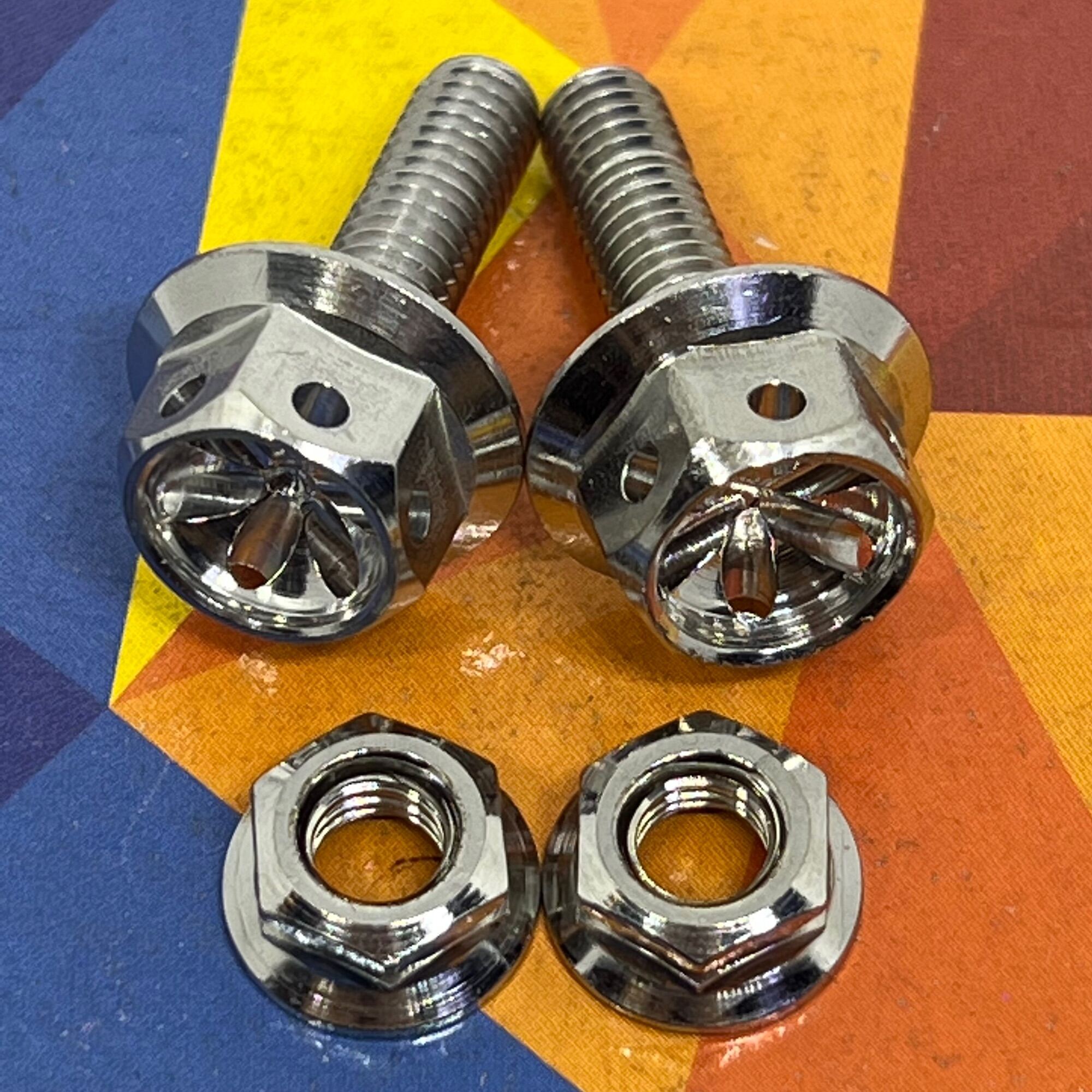 Plate Number Bolts Bighead Flower Type (Sold as Pair) | Lazada PH