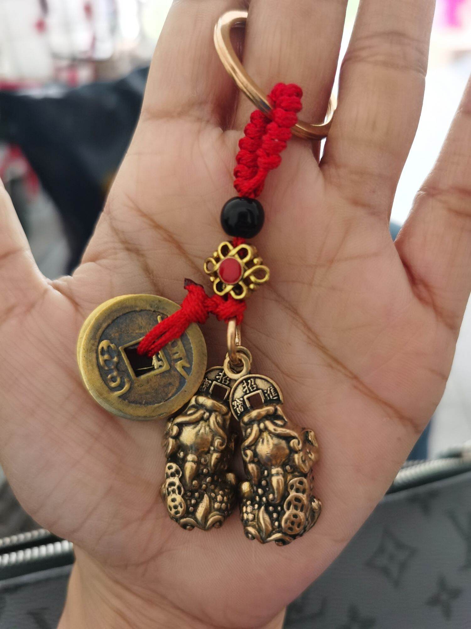 Metal Piyao Money Catcher with five coins. | Lazada PH