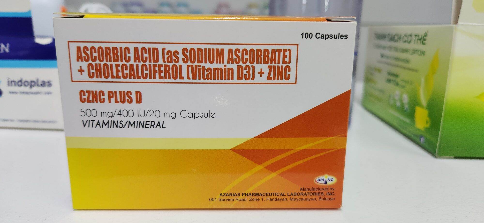 CZINC PLUS D buy 1 take 1 (Ascorbic Acid as SODUIM ASCORBATE ...