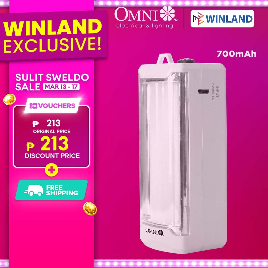 Omni by Winland LED Rechargeable Emergency Light Flashlight AEL010 AEL ...