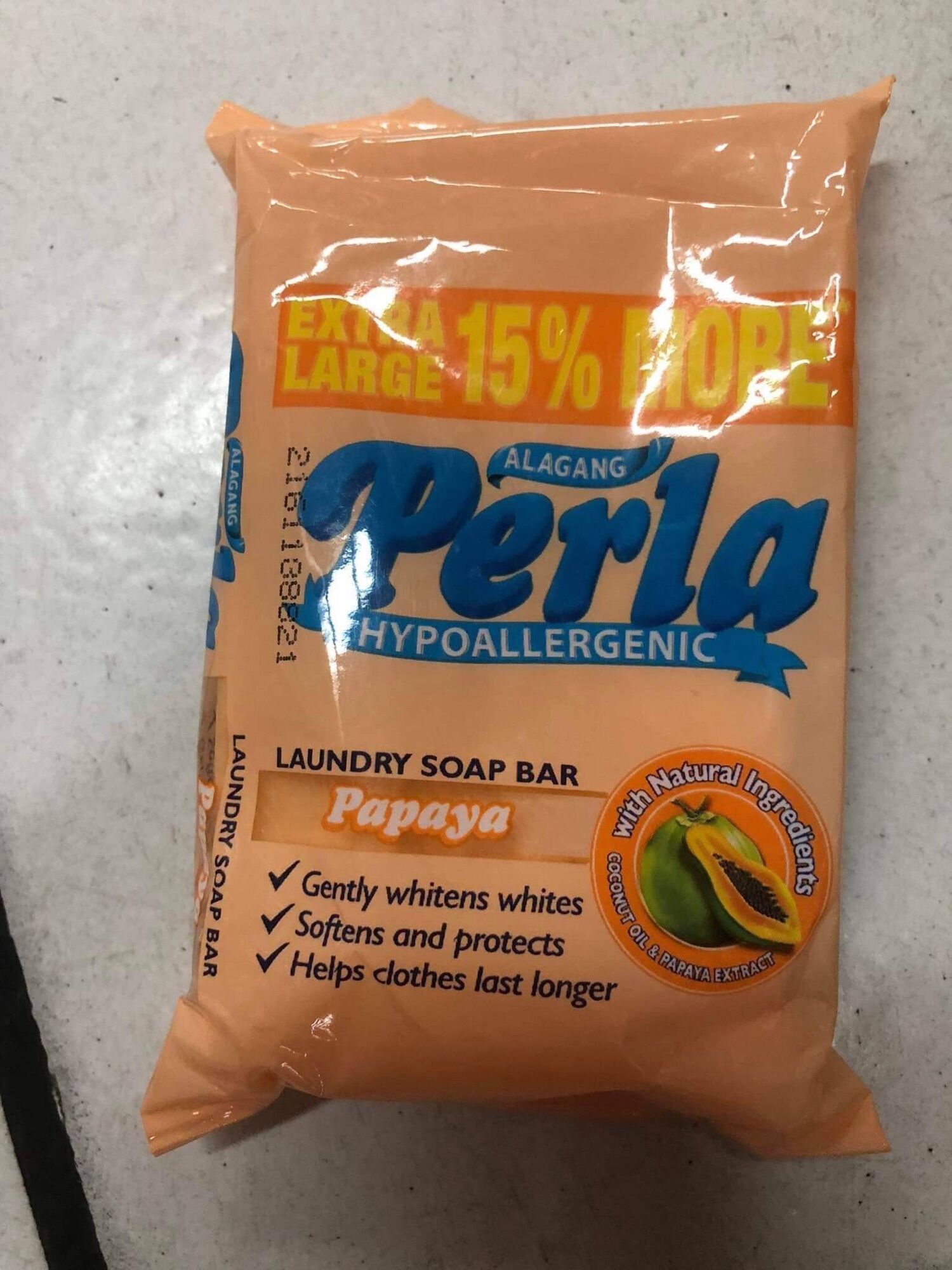 Perla hypoallergenic original white laundry soap bar | Lazada PH