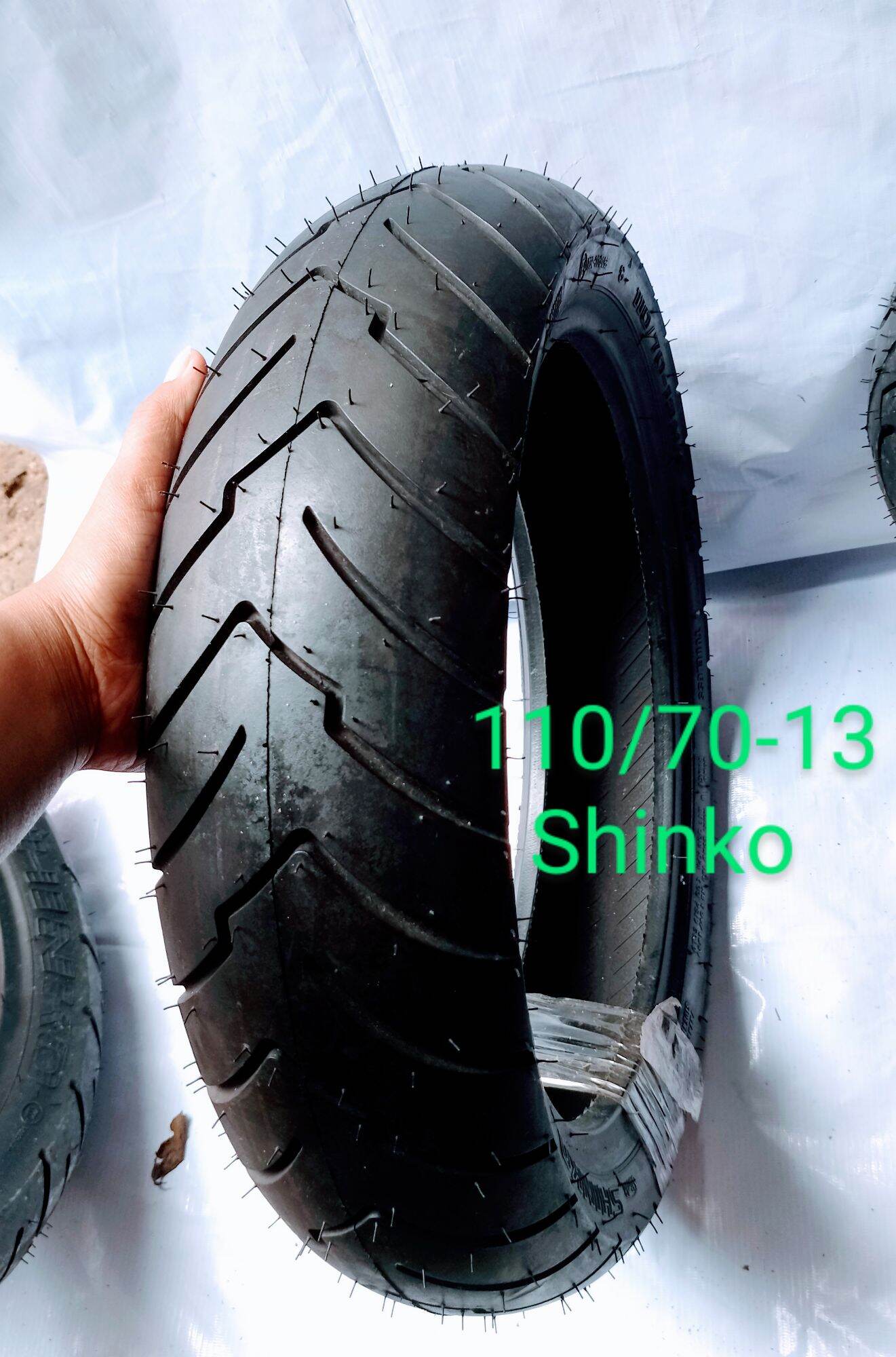 110/70-13 or 110/90-13 / 120/70-13 or 130/60-13 / 130/70-13 tubeless (SHINKO) made in Korea ...