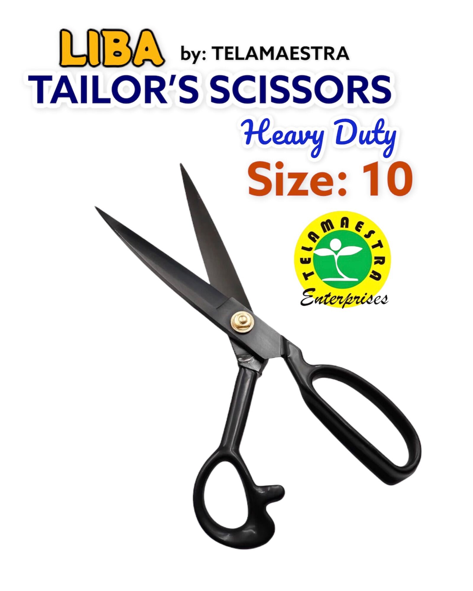 Tailors Fabric scissor Gunting Pantabas ng Tela - Heavy Duty LIBA by ...