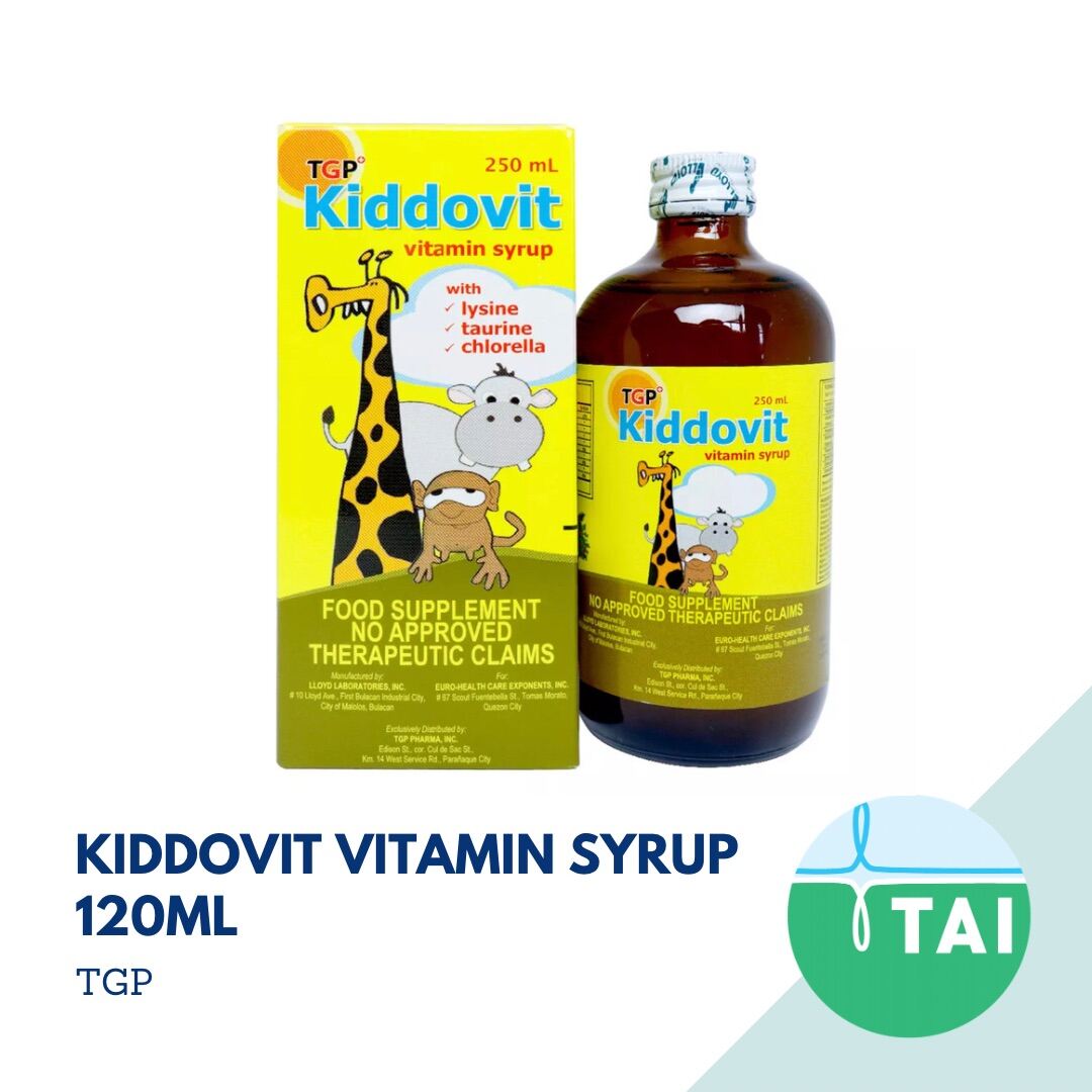 KIDDOVIT - Multi-Vitamins+Mineral+Taurine+LysineA+Chlorella Growth ...