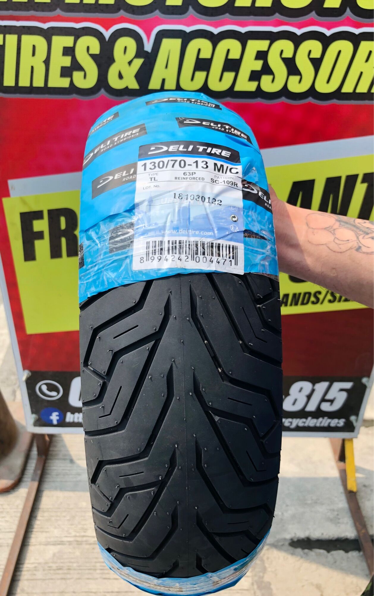 DELI TIRE FOR NMAX 130/70x13 tubeless FREE SEALANT AND PITO | Lazada PH