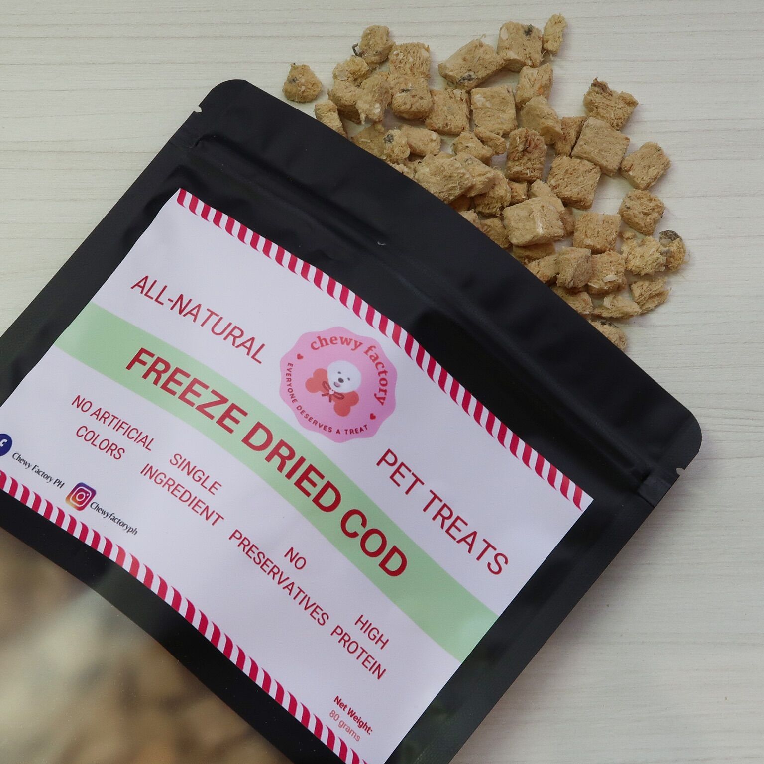 Freeze-Dried Cod Treat for dogs and cats | Lazada PH