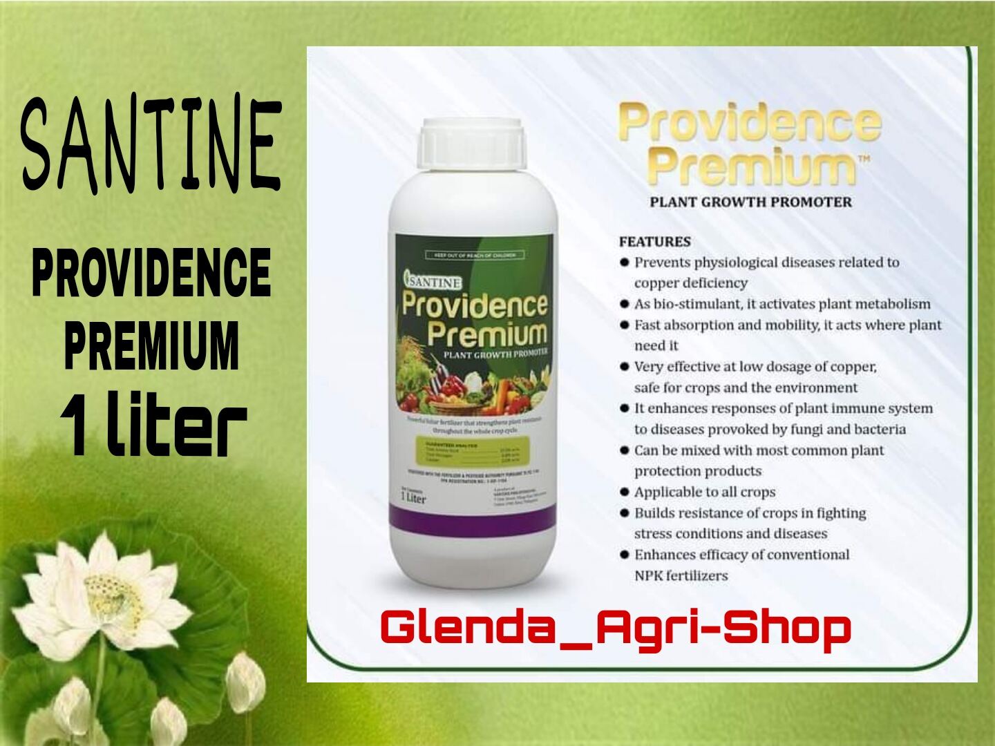 PROVIDENCE PREMIUM (Plant Growth Promoter) 1 LITER | Lazada PH