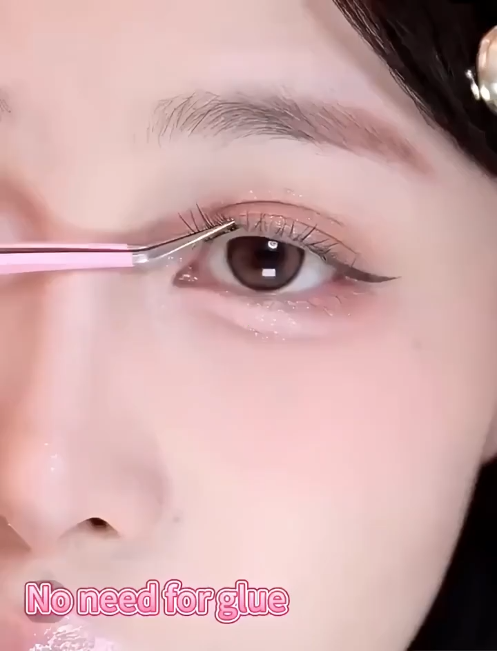 【No Need Glue】 BQI 100-120 Cluster Self-Adhesive Lashes 10-12mm Lashes ...