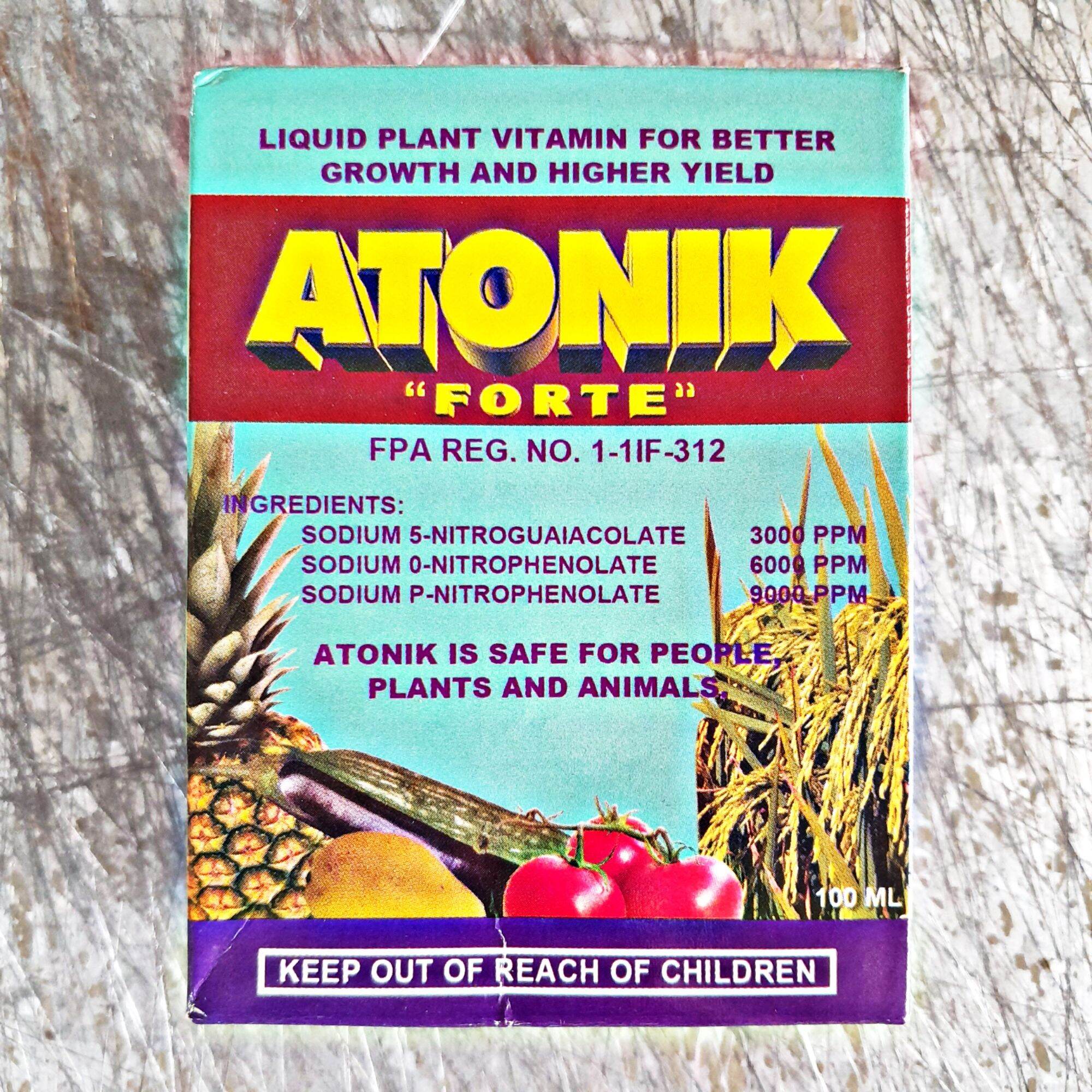 ATONIK FORTE FOLIAR FERTILIZER (10x10mL BOX) LIQUID PLANT VITAMIN FOR ...