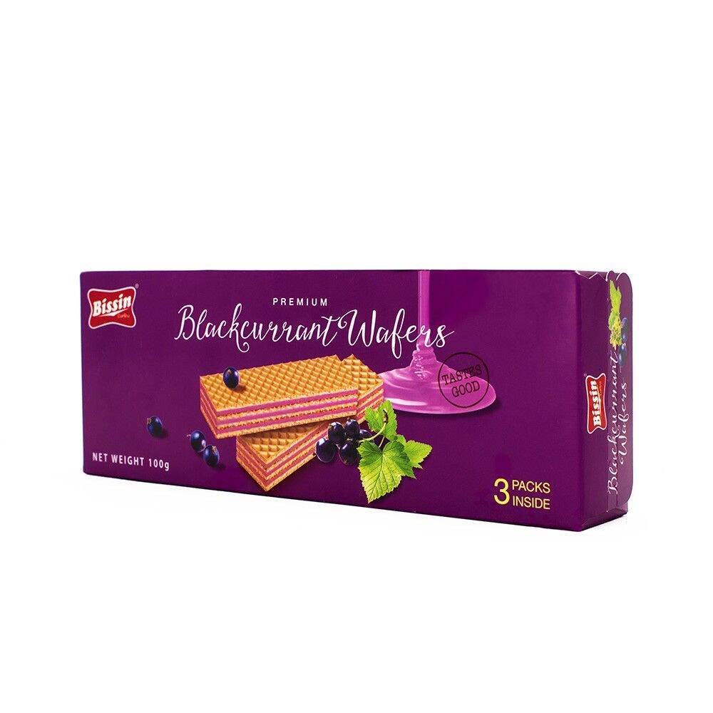 Bissin BlackCurrant Wafers, 100g Set of 2 | Lazada PH