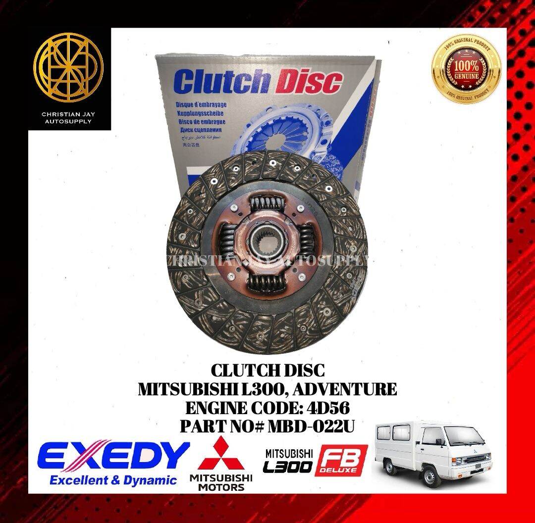 CLUTCH DISC, CLUTCH COVER, RELEASE BEARING MITSUBISHI L300 & ADVENTURE ...