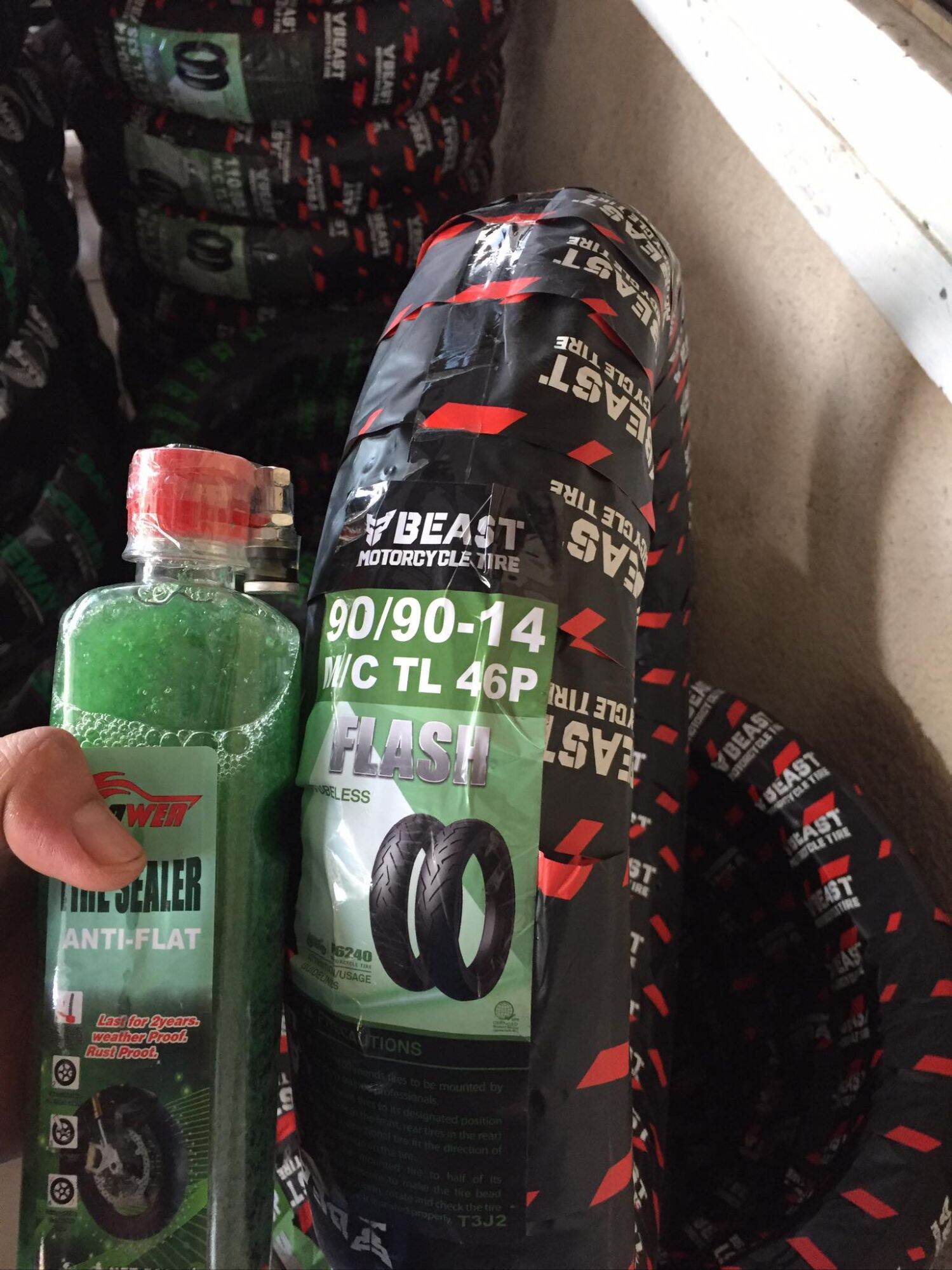 BEAST TIRE (Flash) Size 14" & 13" for Aerox, Nmax, Click, Mio, Beat ...