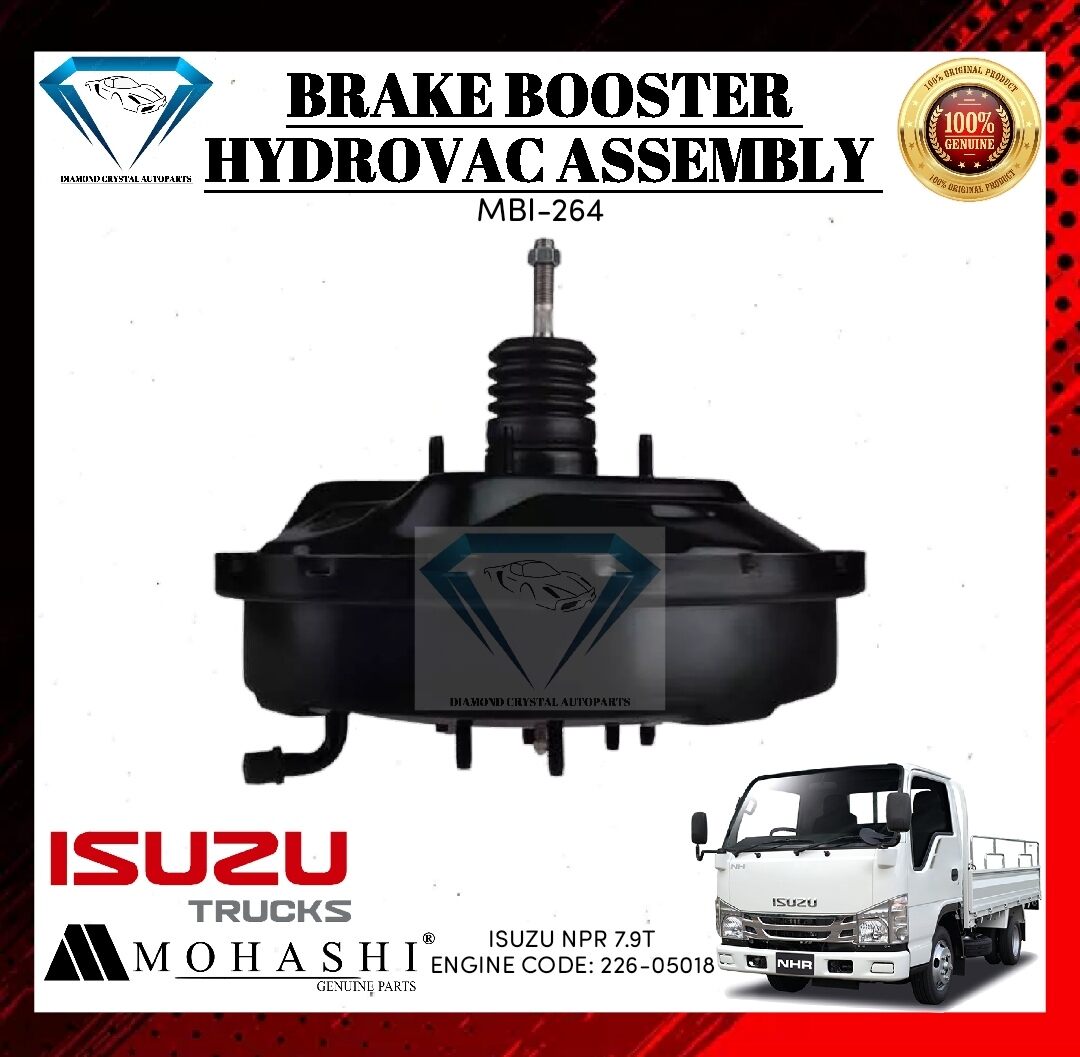 BRAKE BOOSTER HYDROVAC ASSEMBLY ISUZU NPR 7.9T ENGINE CODE: 226-05018 ...