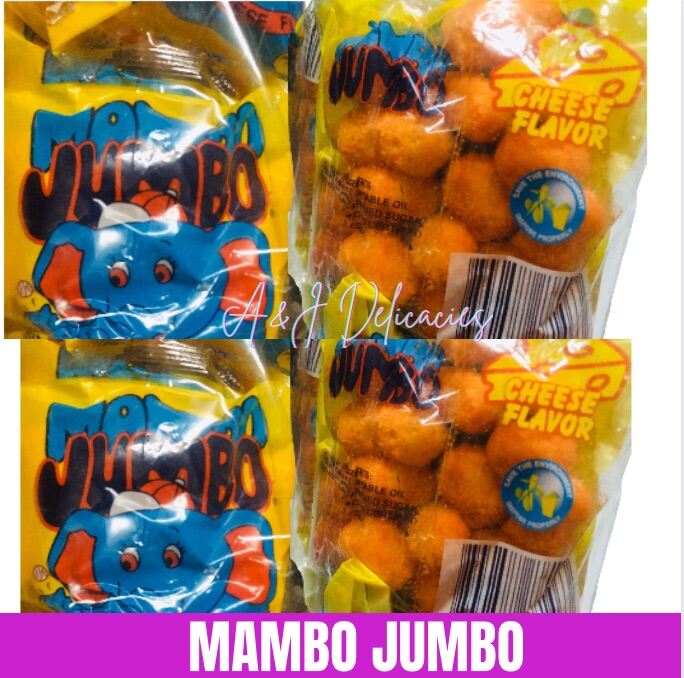 PACK OF 3: 90's Paboritong Mambo Jumbo Snack Cheese (60PCS Per Pack ...