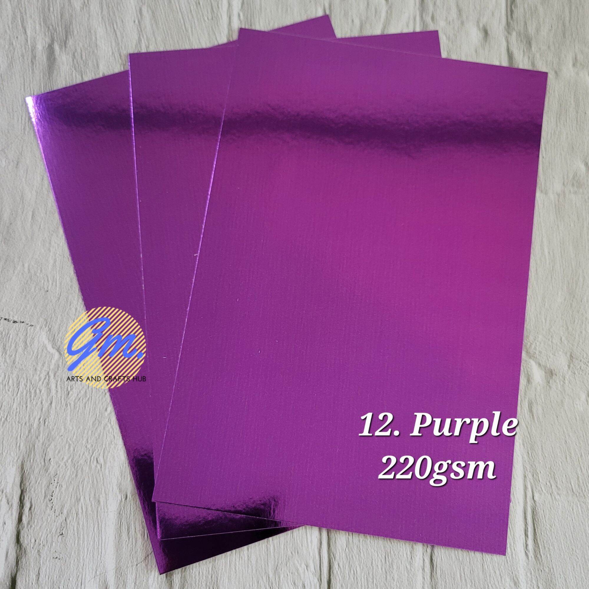 Metallic Board 220-250gsm 10 Sheets Mirror Board School Supplies ...