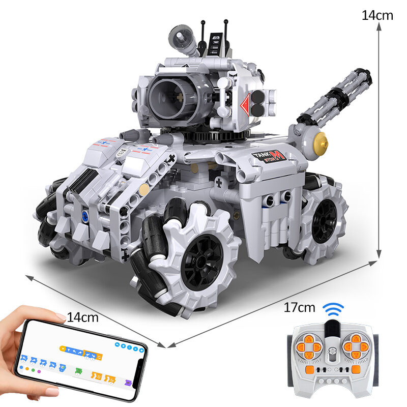 Cada City Military APP Remote Control Electric Tank Building Blocks MOC ...