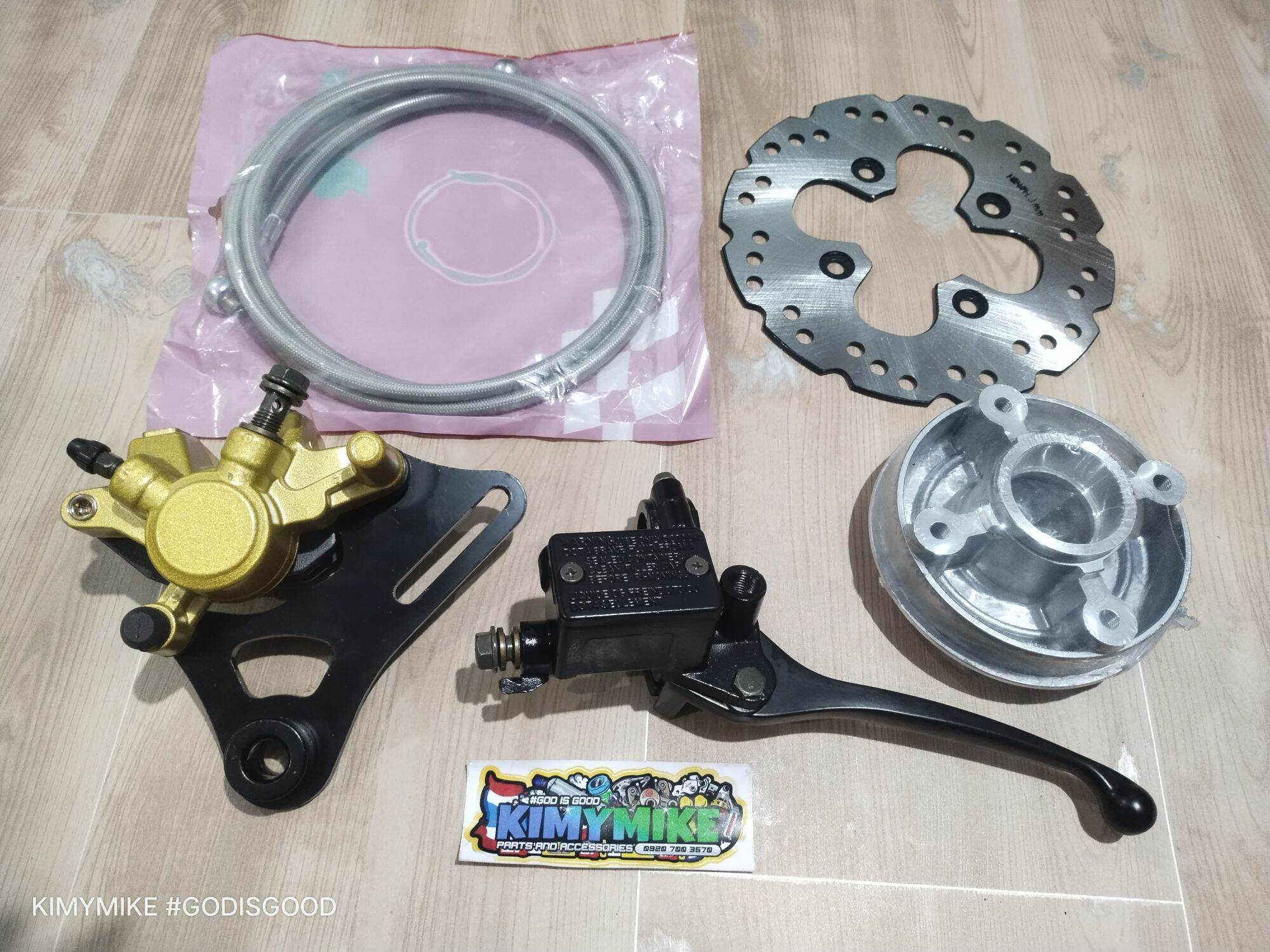 disc brake conversion kit ( left brake master ) wave / xrm / rs 125 / smash / raider j / etc ...