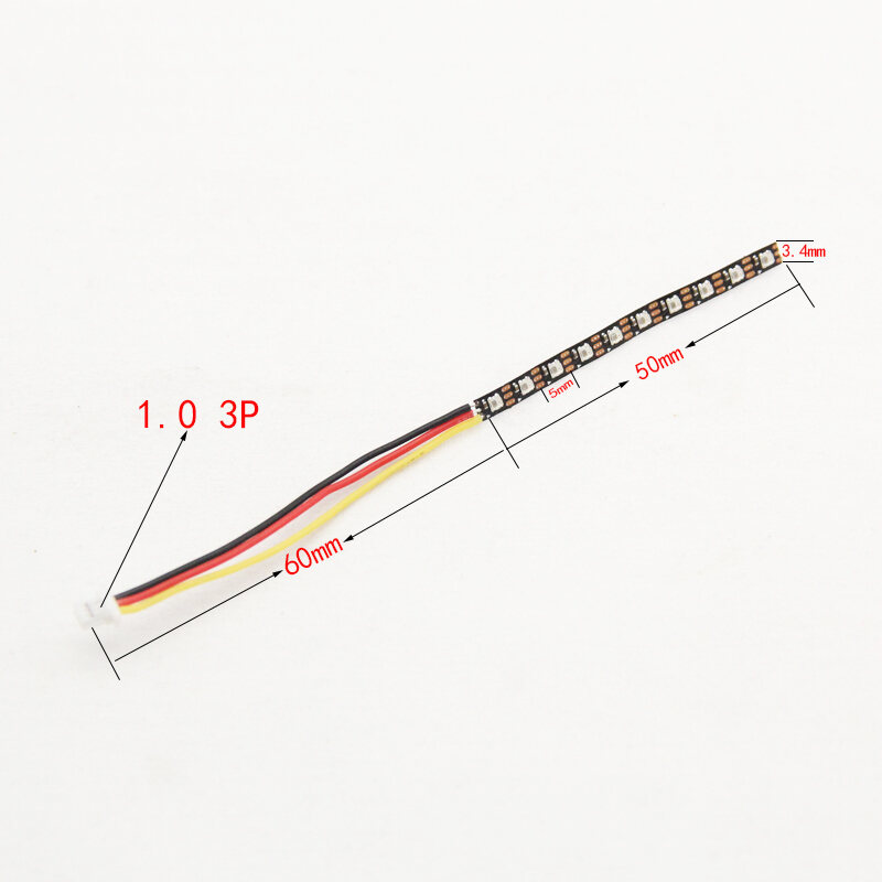 Ultra Narrow 3.5mm Wide 2020 WS2812 Programmable Flexible LED Light Bar ...