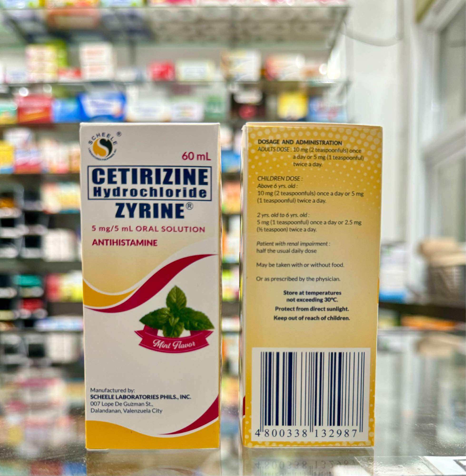 CETIRIZINE Syrup (Zyrine) 5mg/5 ml 60ml | Lazada PH