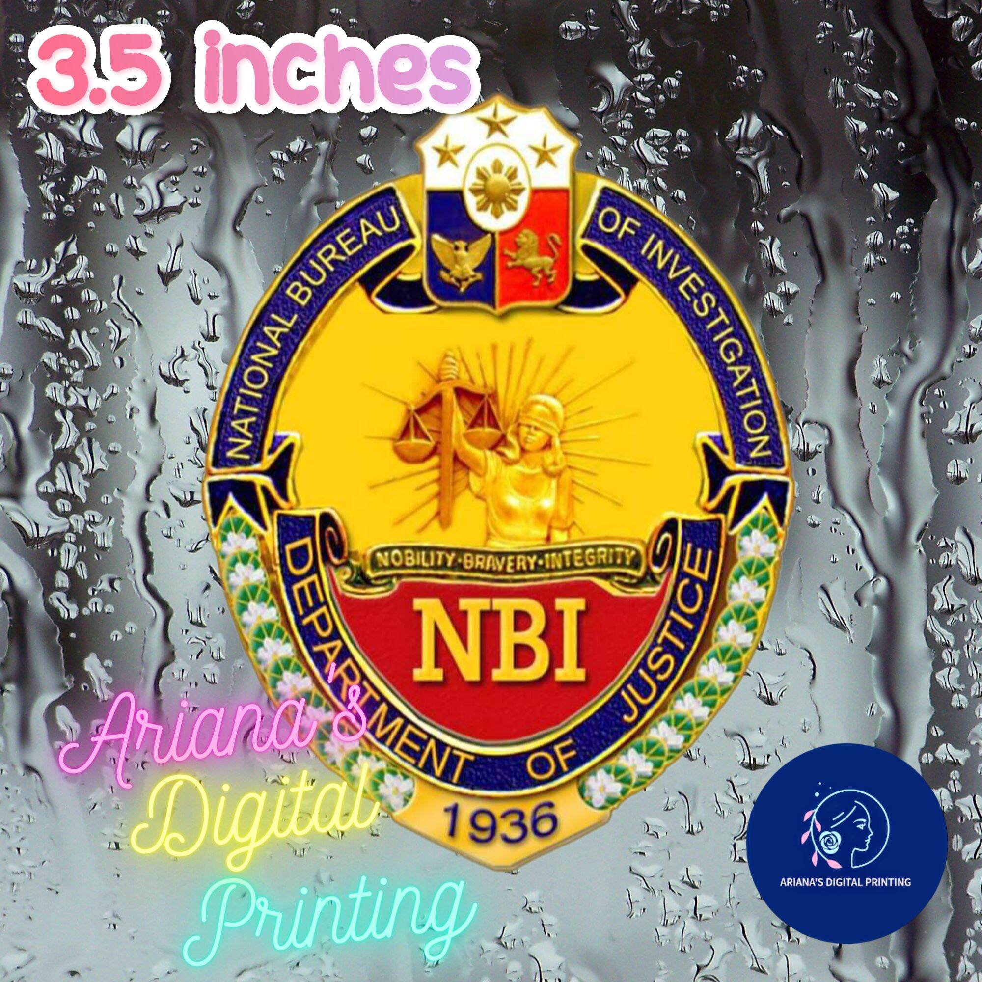 nbi logo stickers | Lazada PH