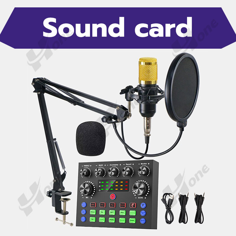 Original V8s Sound Card With Bluetooth Live Singing Equipment Audio Mixer Streaming PC/Laptop ...