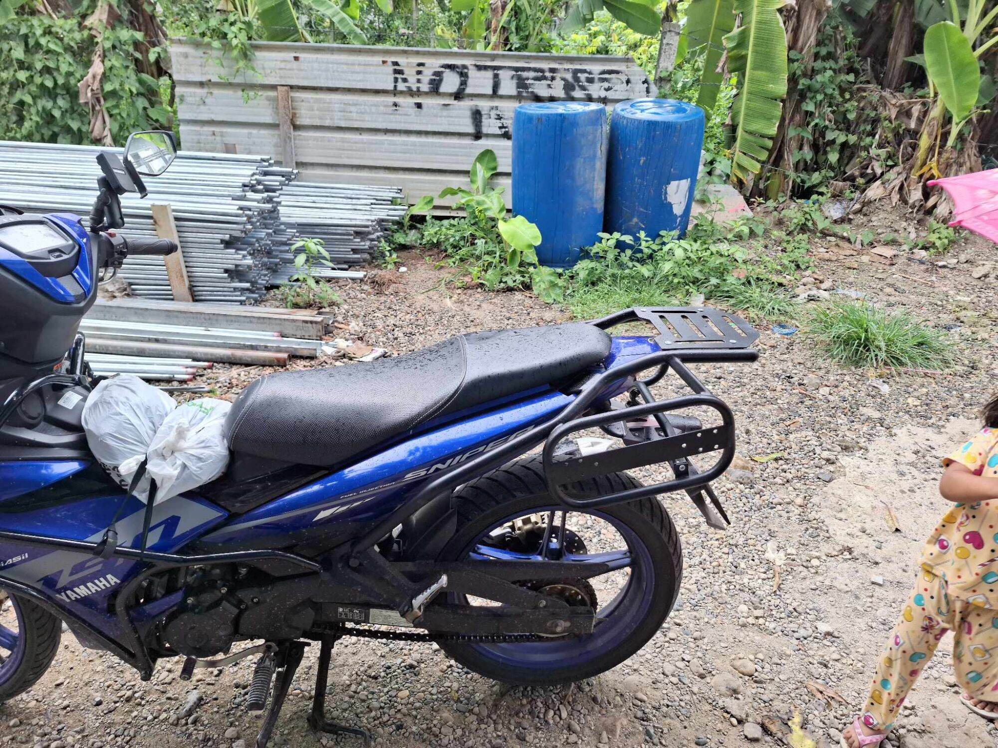 YAMAHA SNIPER 150/155 HEAVY-DUTY TOP BOX BRACKET WITH SIDE PANNIER ...