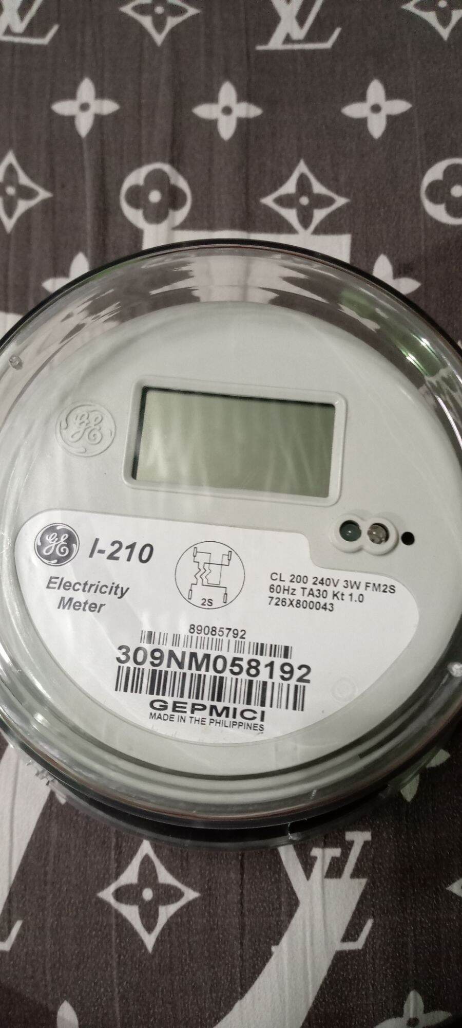 G.E. i210 Electronic meter Single Phase 3 wire | Lazada PH