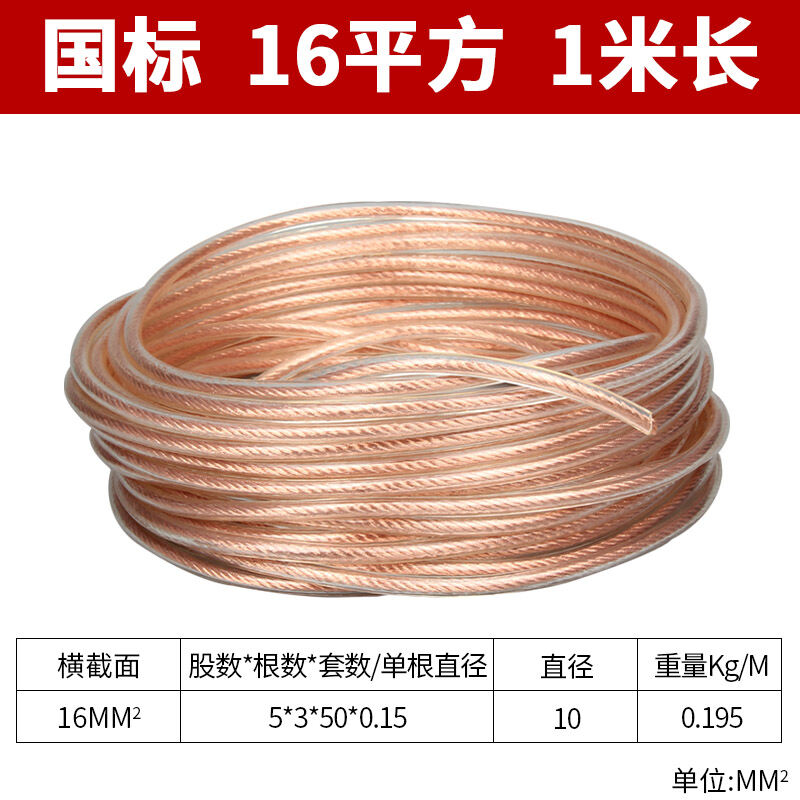 National Standard Transparent High Voltage Grounding Wire Soft Copper ...