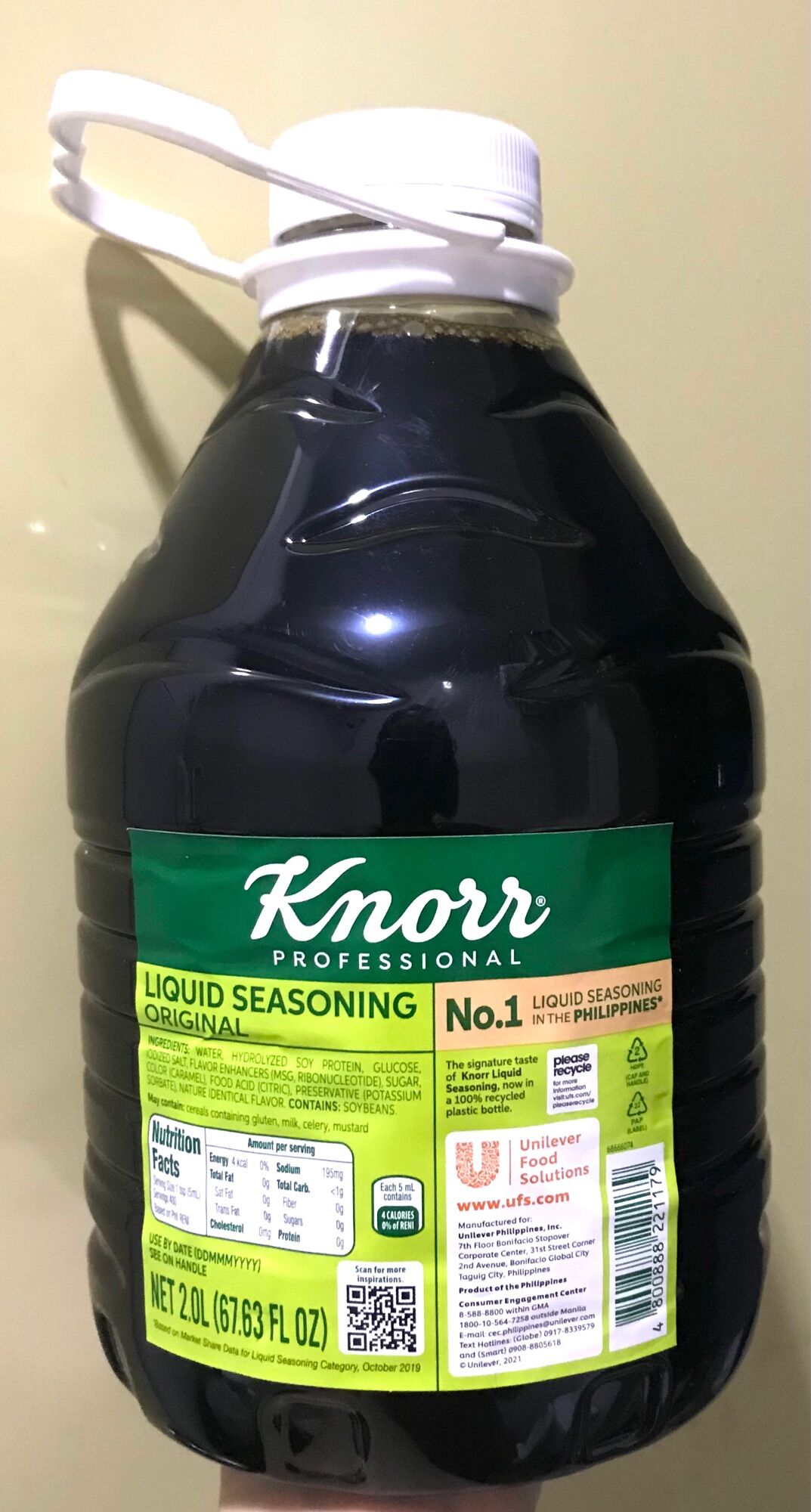 2L Knorr Professional Liquid Seasoning Original | Lazada PH
