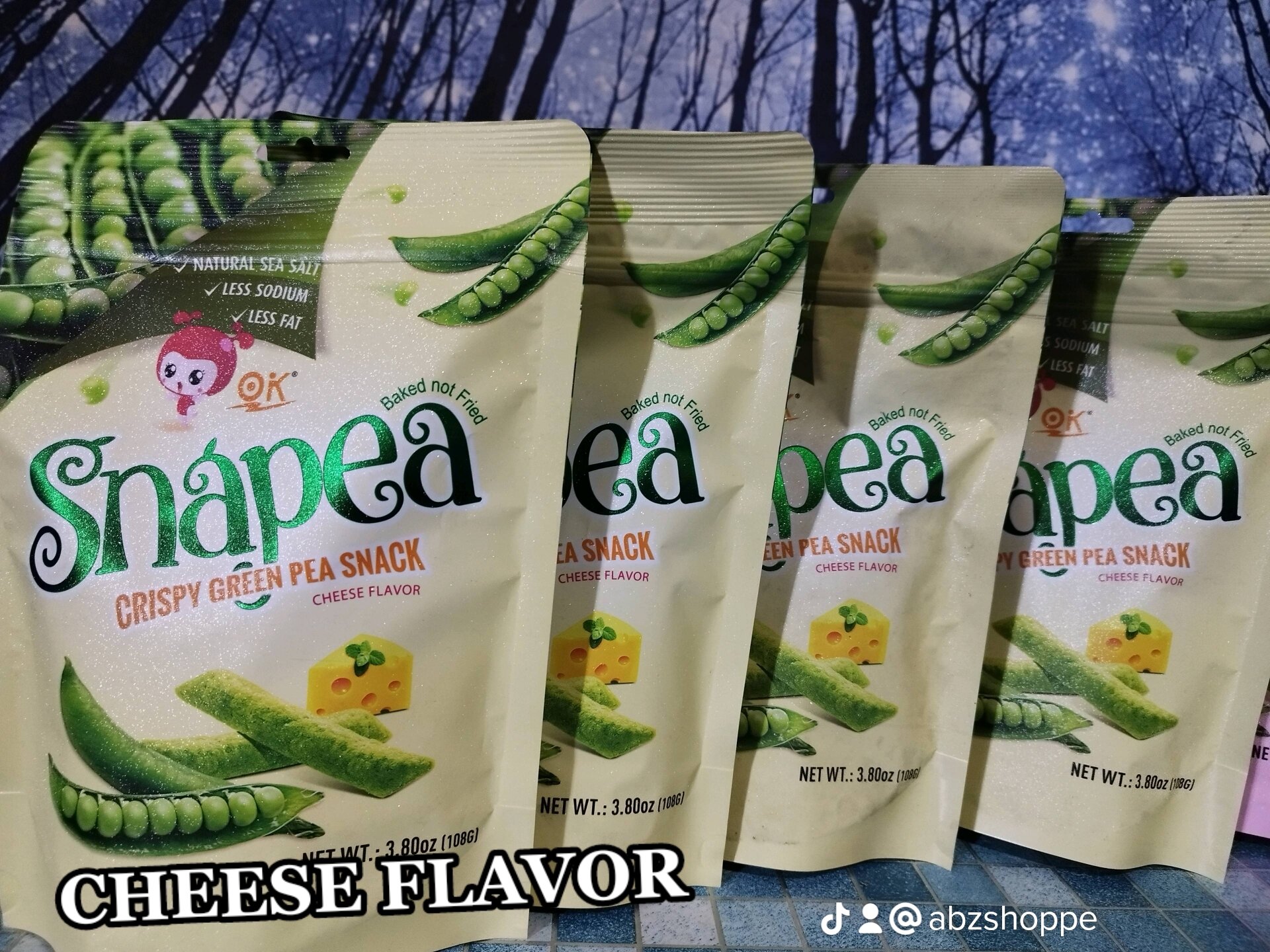 SNAPEA Green Pea Snack CHEESE FLAVOR | Lazada PH
