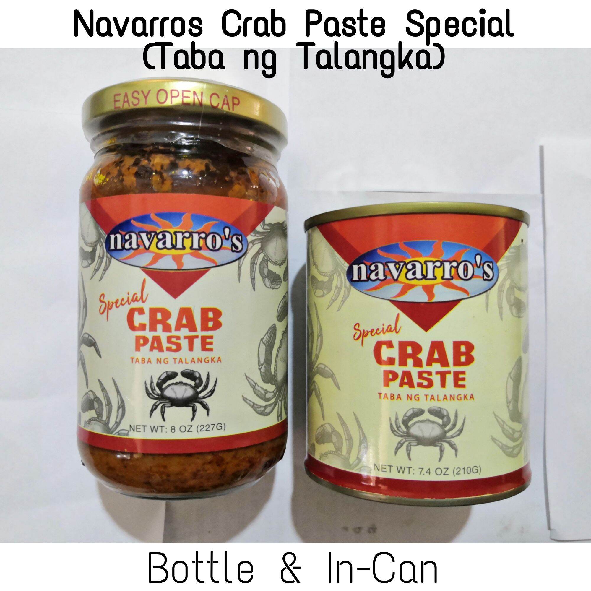 Navarro's Special Crab Paste Bottle 227g/In-Can 210g/360g bottle ...