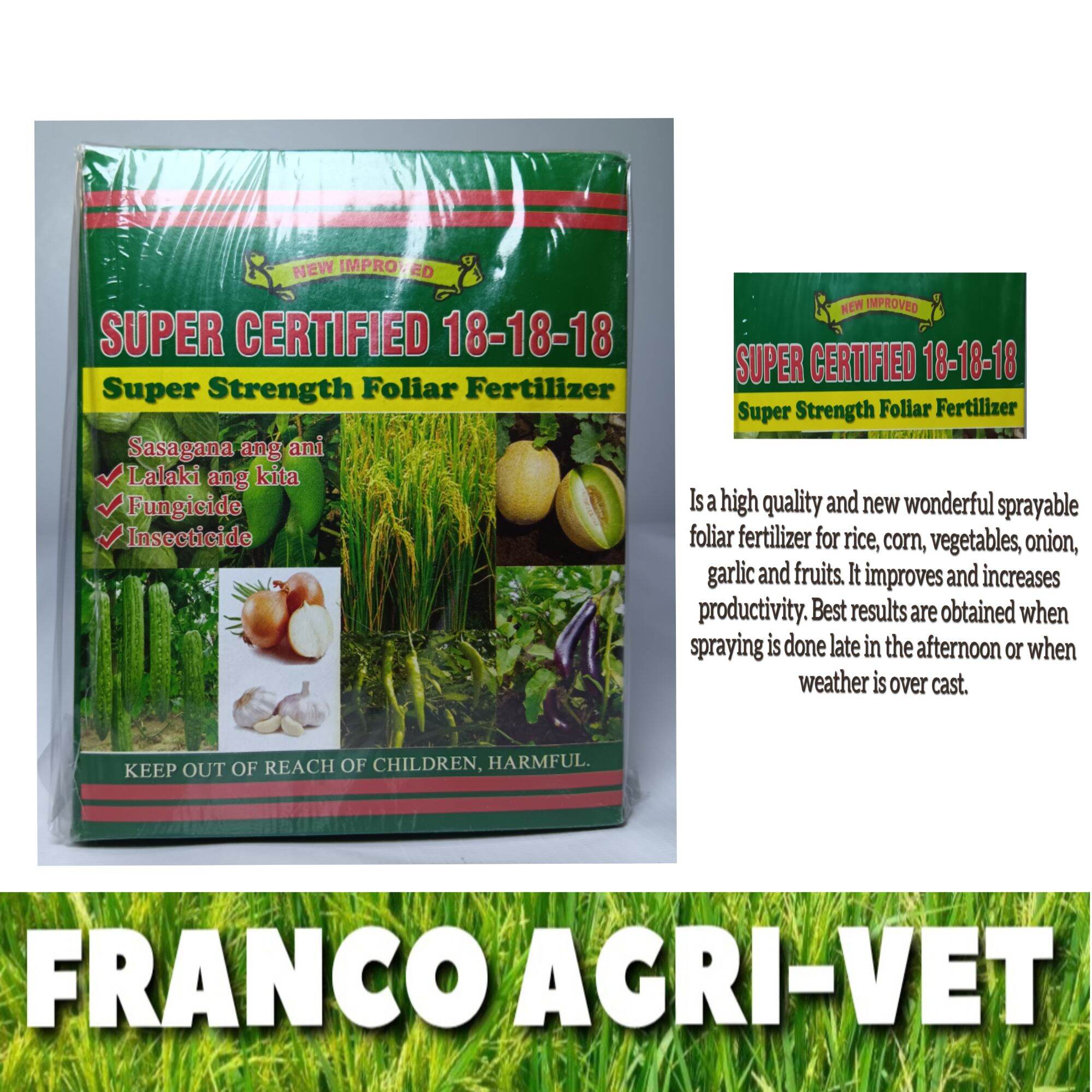 Super Certified 18-18-18 Foliar Fertilizer ( 1Kilo ) Triple 18 | Lazada PH