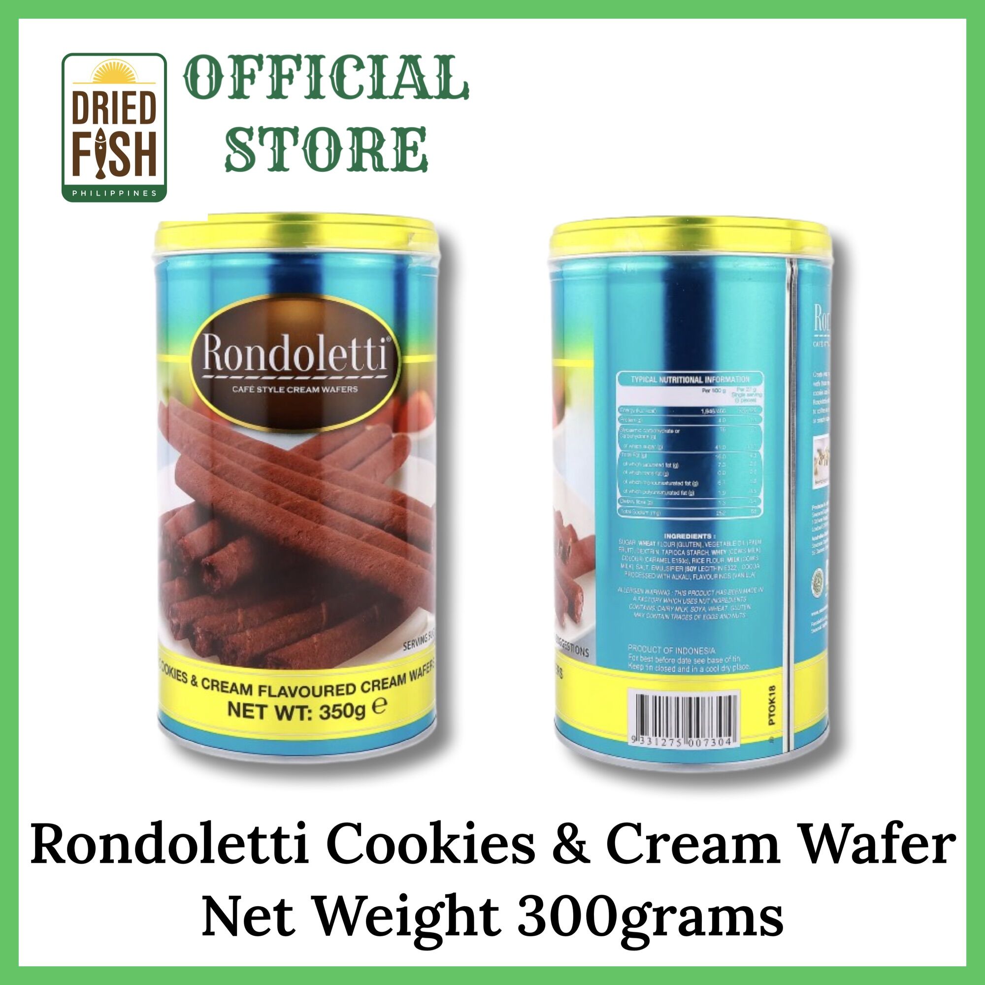 RONDOLETTI Cream Wafer Stick 300g Assorted Flavors | Lazada PH