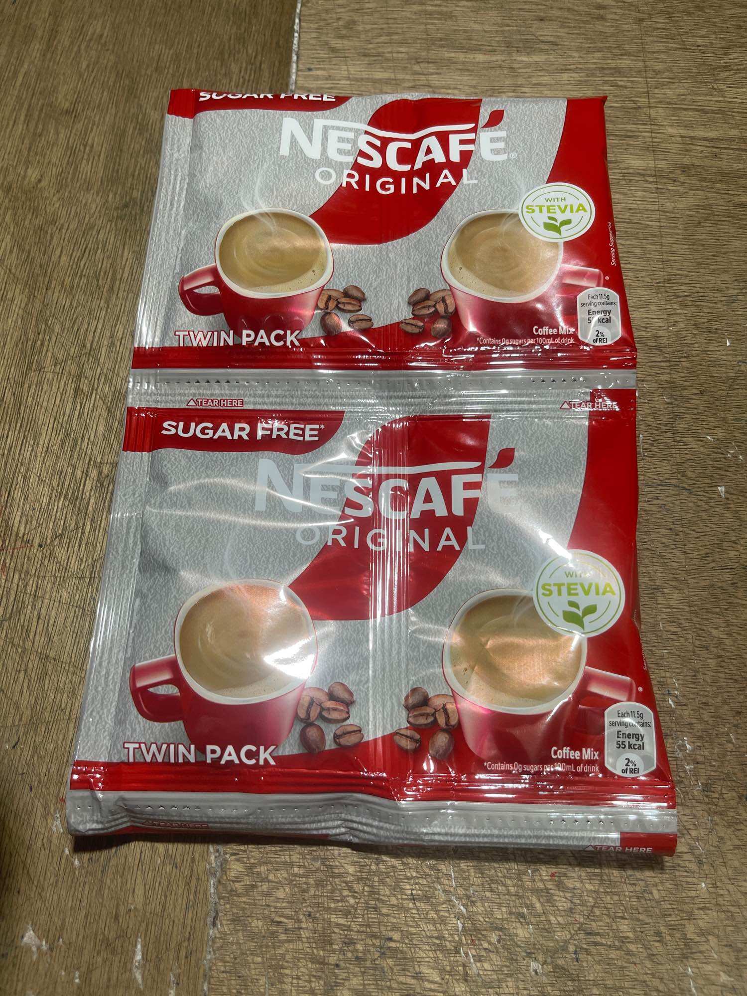 Nescafe Original SUGAR FREE with Stevia 5 pcs x 23g | Lazada PH