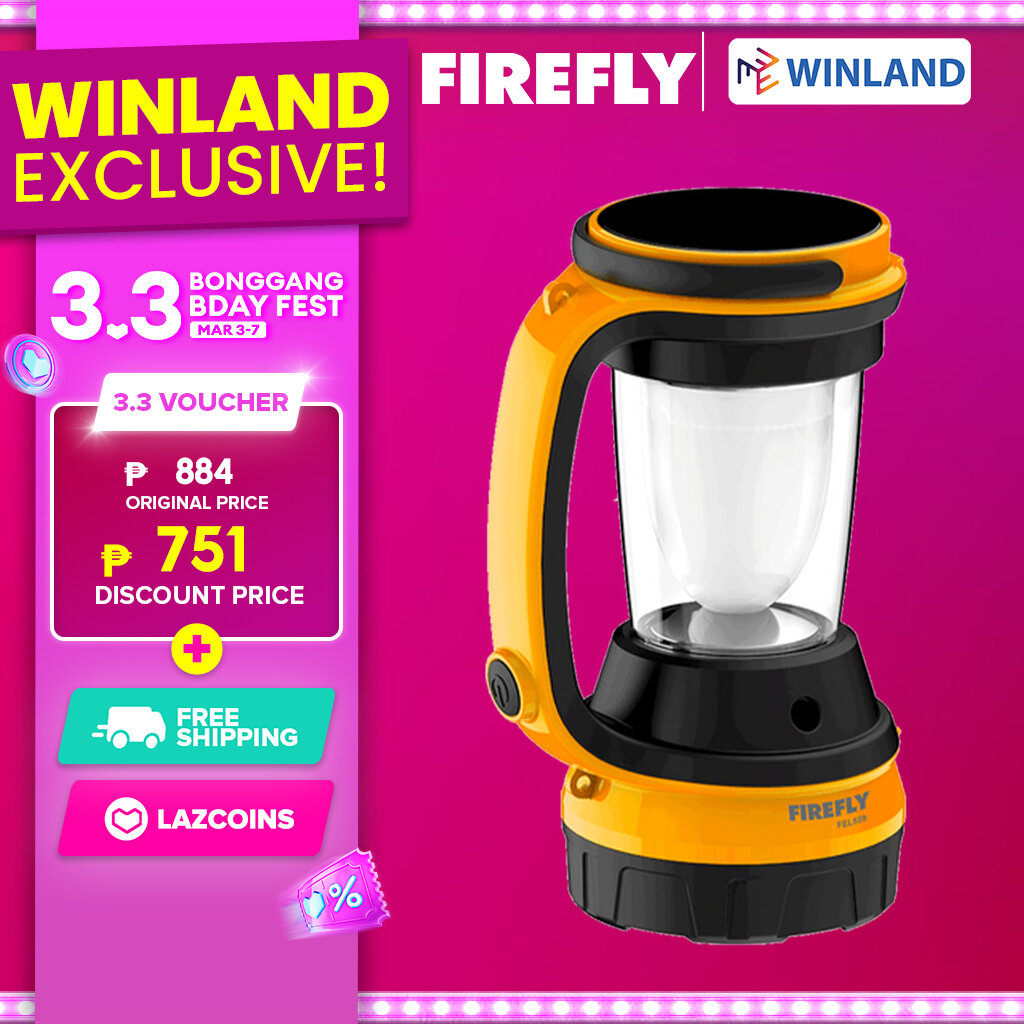 Firefly By Winland Rechargeable flashlight Solar LED Light/Torch Light ...