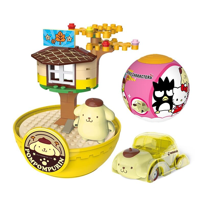 Sanrio Hello Kitty Big Gacha Four Seasons Tree House Building Block ...