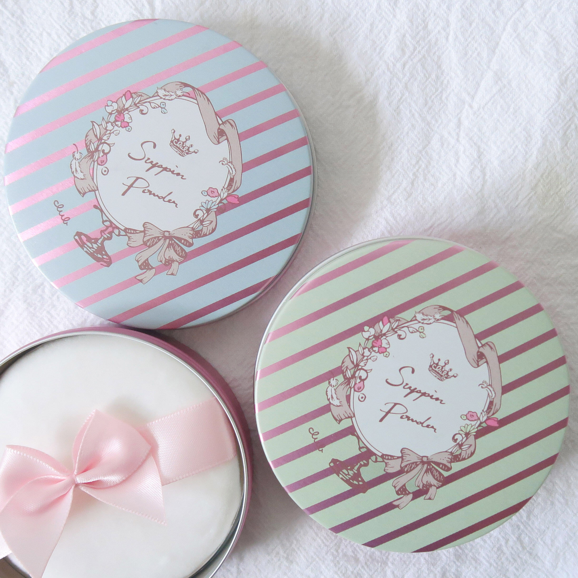 Japanese Club Good Night Powder Plain Face Loose Power Puff Sleep ...