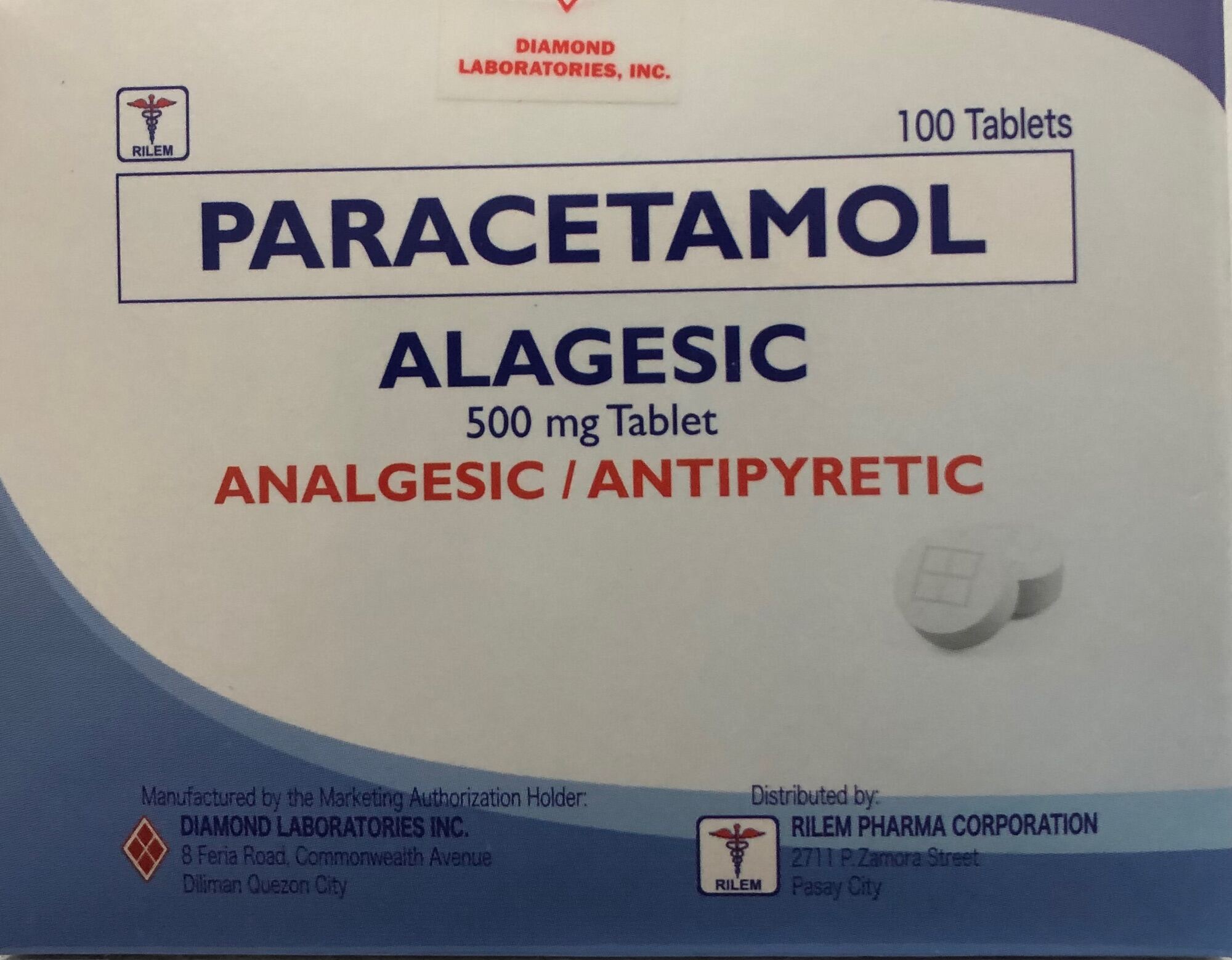 Alagesic Generics 100Tablets/Box | Lazada PH