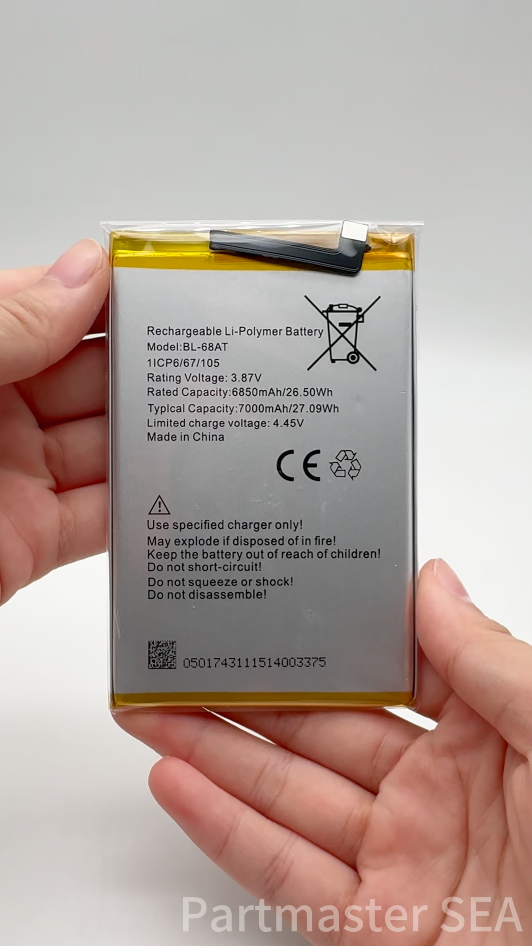 Tecno Pova 2/Pova 3/Infinix LE7 Battery Replacement BL-68AT High ...