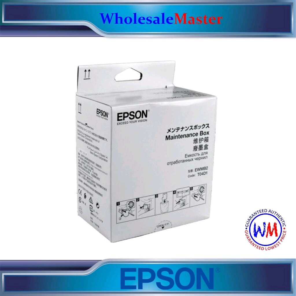 Epson T04d1 Maintenance Box For L6160, L6170, L6190, M1140, M2140 ...
