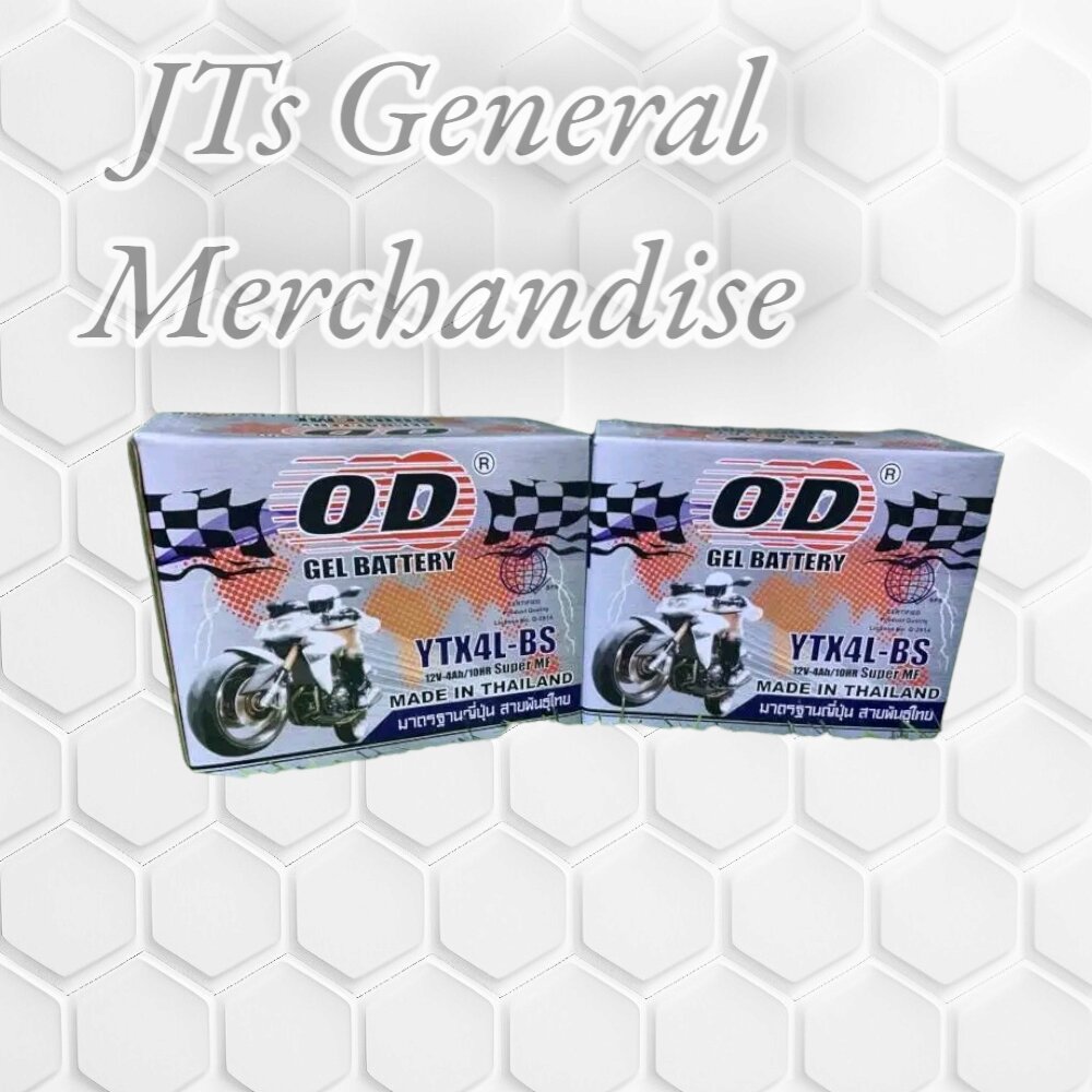 JTs OD Battery Gel Type Maintenance Free 4L | Lazada PH