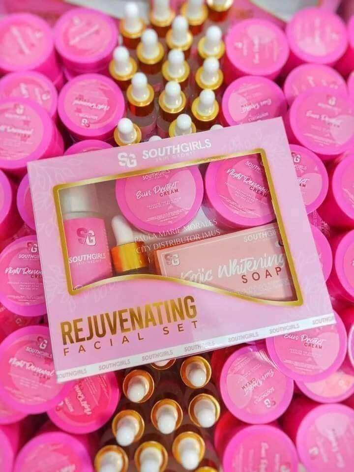 South girls skin expert rejuvenating facial set / kojic whitening / sg ...