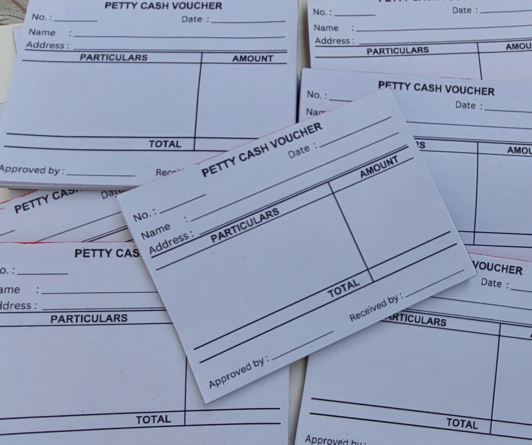 50 sheets per pad petty cash voucher | Lazada