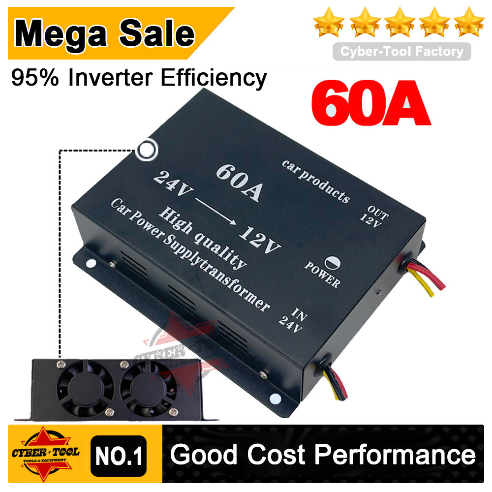 10A / 30A / 60A 360W Car Power Supply Converter Step Down Inverter 24V ...
