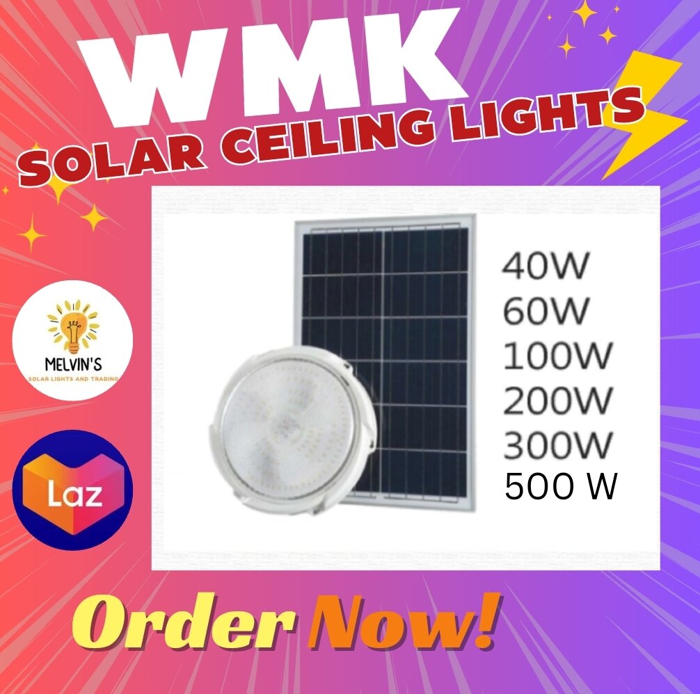 WMK Solar Ceiling Lights 60w 100w 200w 300w 500w | Lazada PH