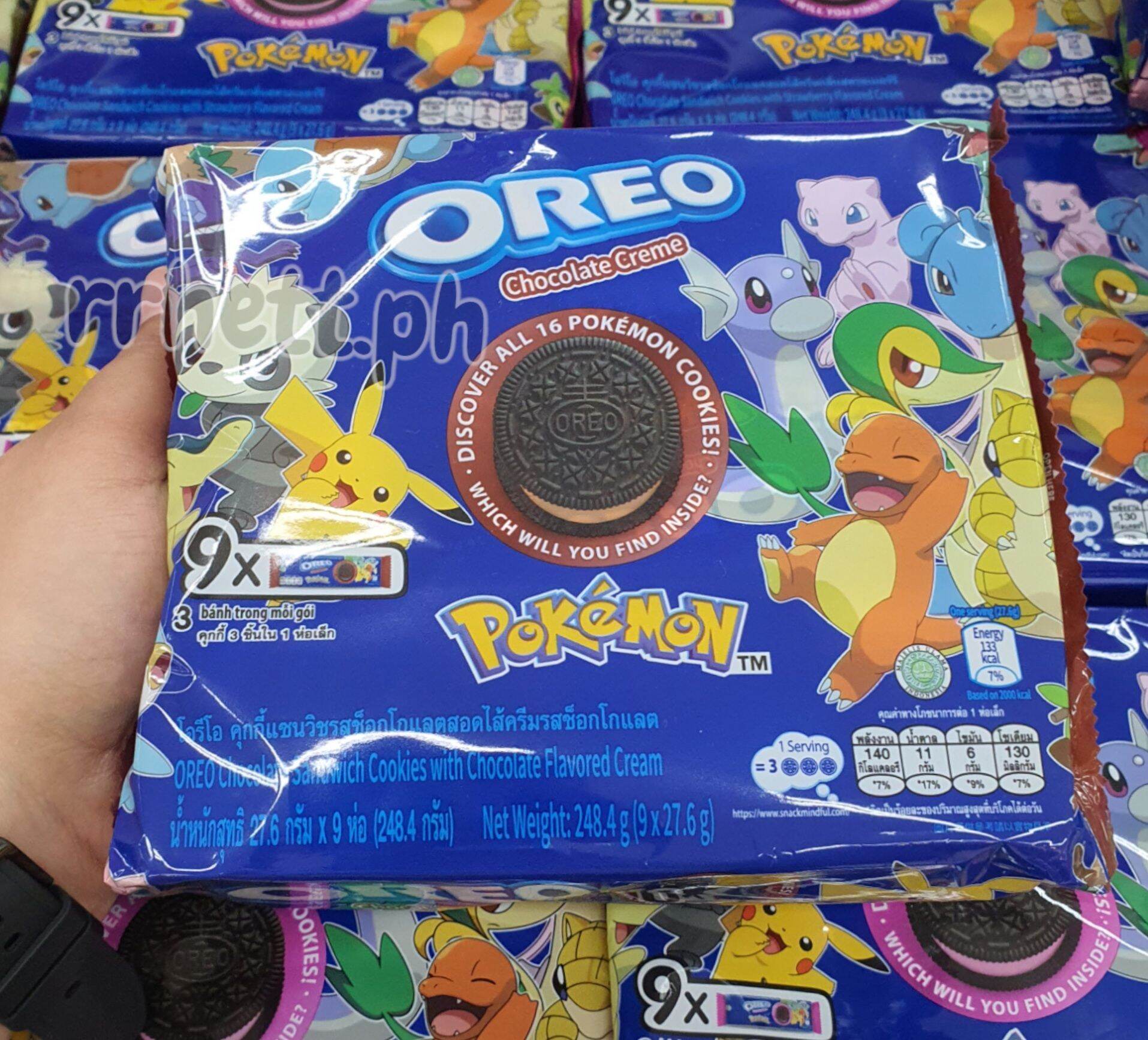 rrhett.ph LIMITED EDITION OREO COOKIES W/ PHOTOCARD POKEMON CHOCOLATE ...