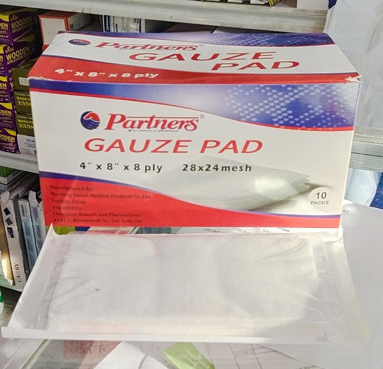 GAUZE PAD 4X8x8 ply 1 box | Lazada PH